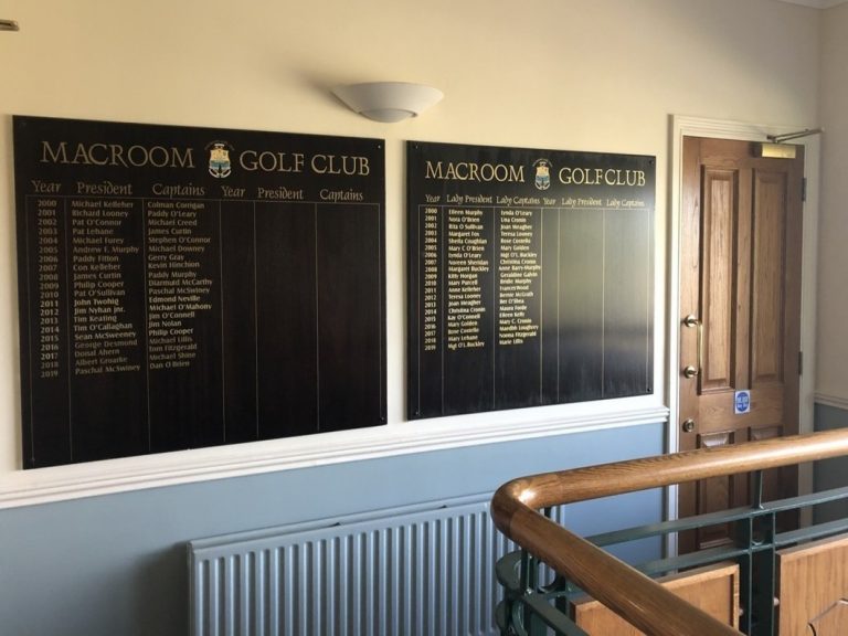 Our Club - Macroom Golf Club